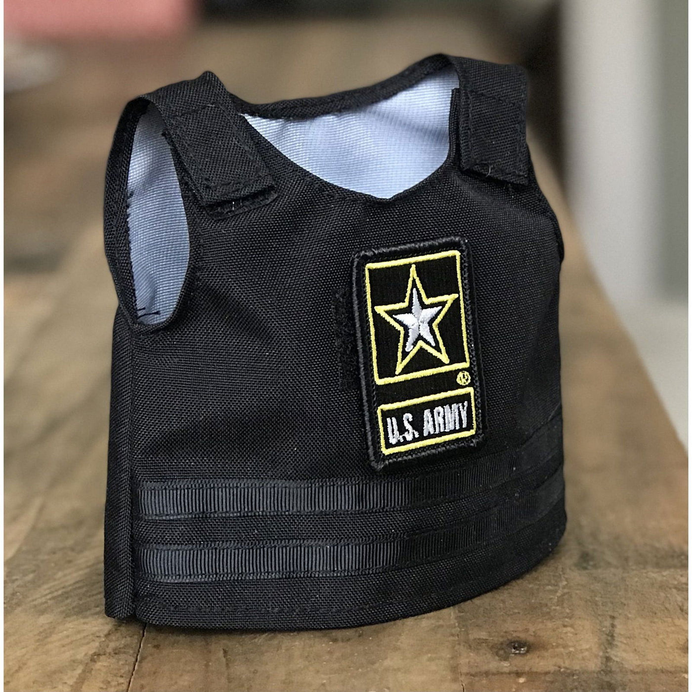 Tacticuddle Vest with Army patch